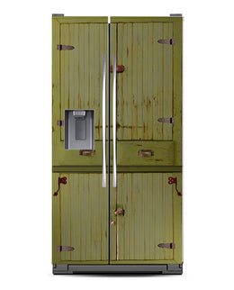 Rustic Green Pie Safe Fridge Magnet – Farmhouse Style – KUDUmagnets
