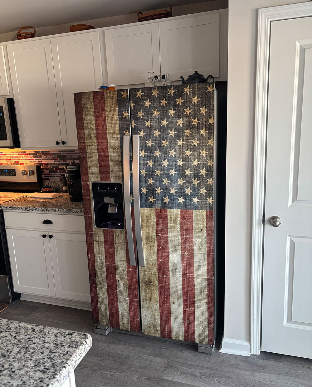 Primitive American Flag Fridge Magnet – Farmhouse Style – KUDUmagnets