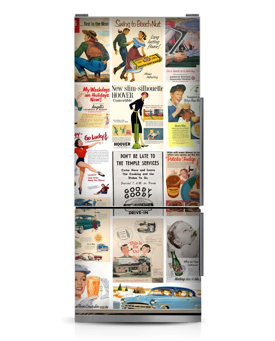 Retro & Vintage Fridge Magnet Covers – 1950s to 1970s Style – tagged ...
